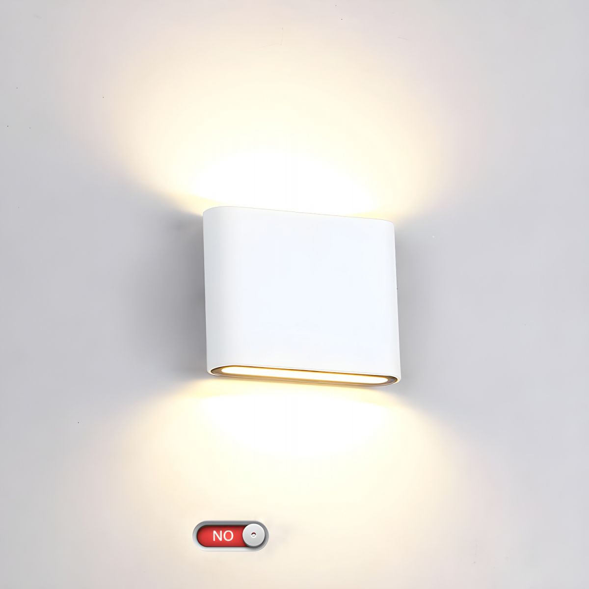 Aluminum Rectangular Wall Sconce Modern Minimalist Style Sconce Wall ...