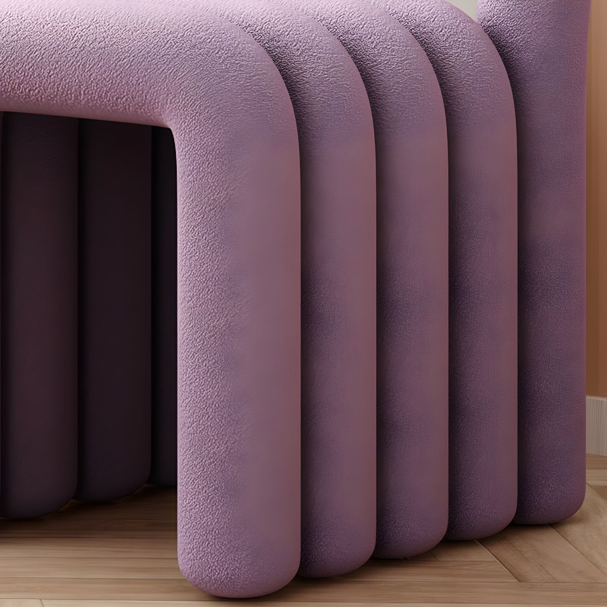 Velvet Designer Style Living Room Side Chair Open Back Dining Side ...