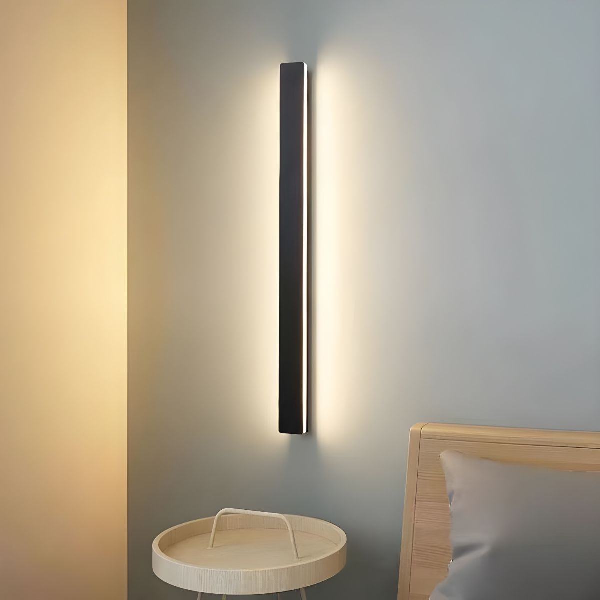 Modern Minimalist Wall Light Linear Wall Sconce Light for Bedroom ...