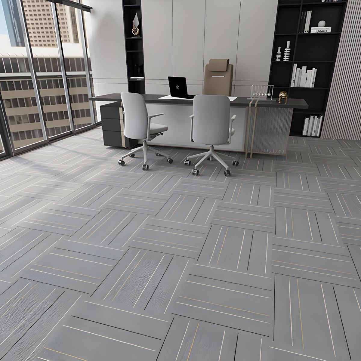 Square Blended Carpet Tiles Office Office Building Splicing Carpet ...