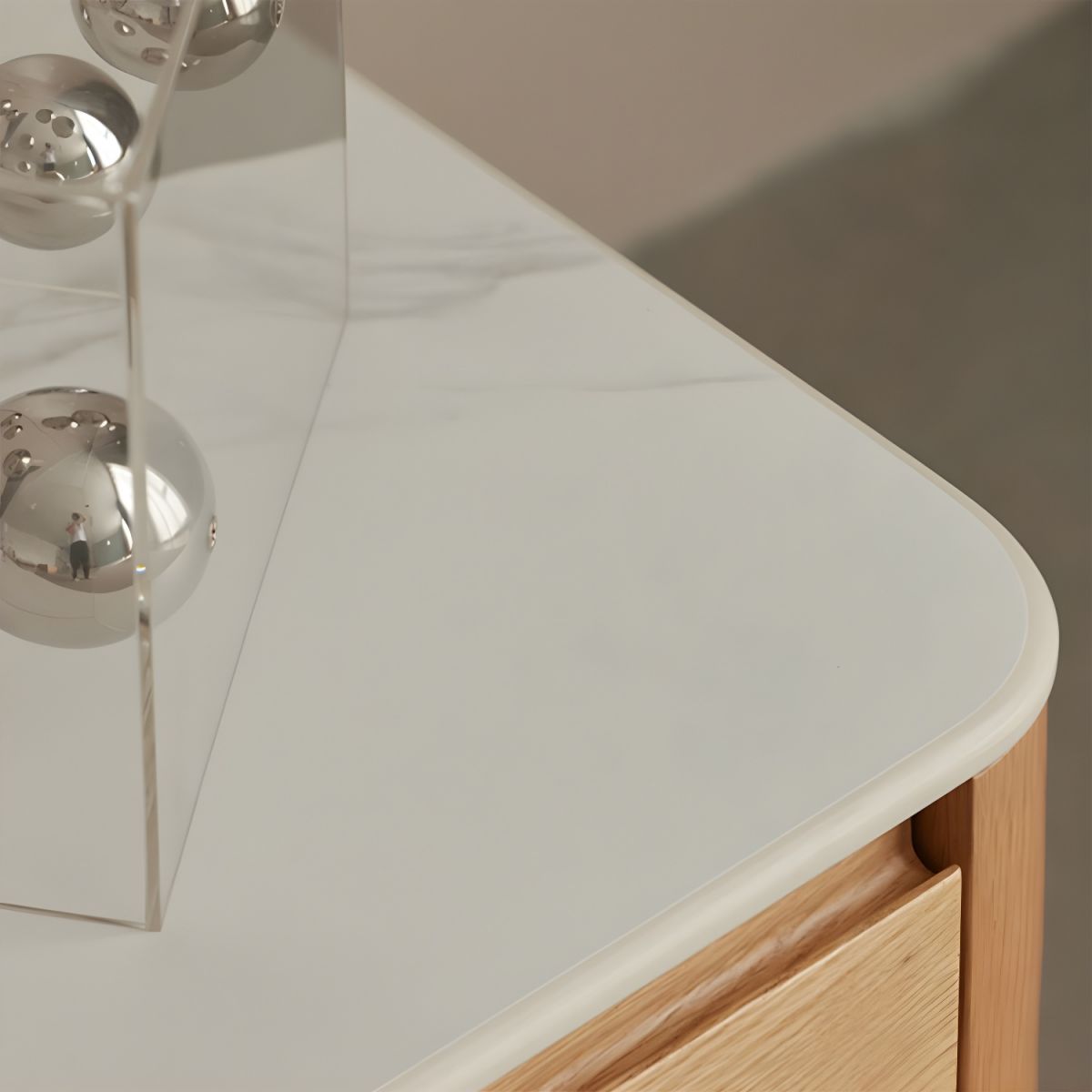 Contemporary Floor Mount TV Console with 4 Drawers for Living Room - 79 ...