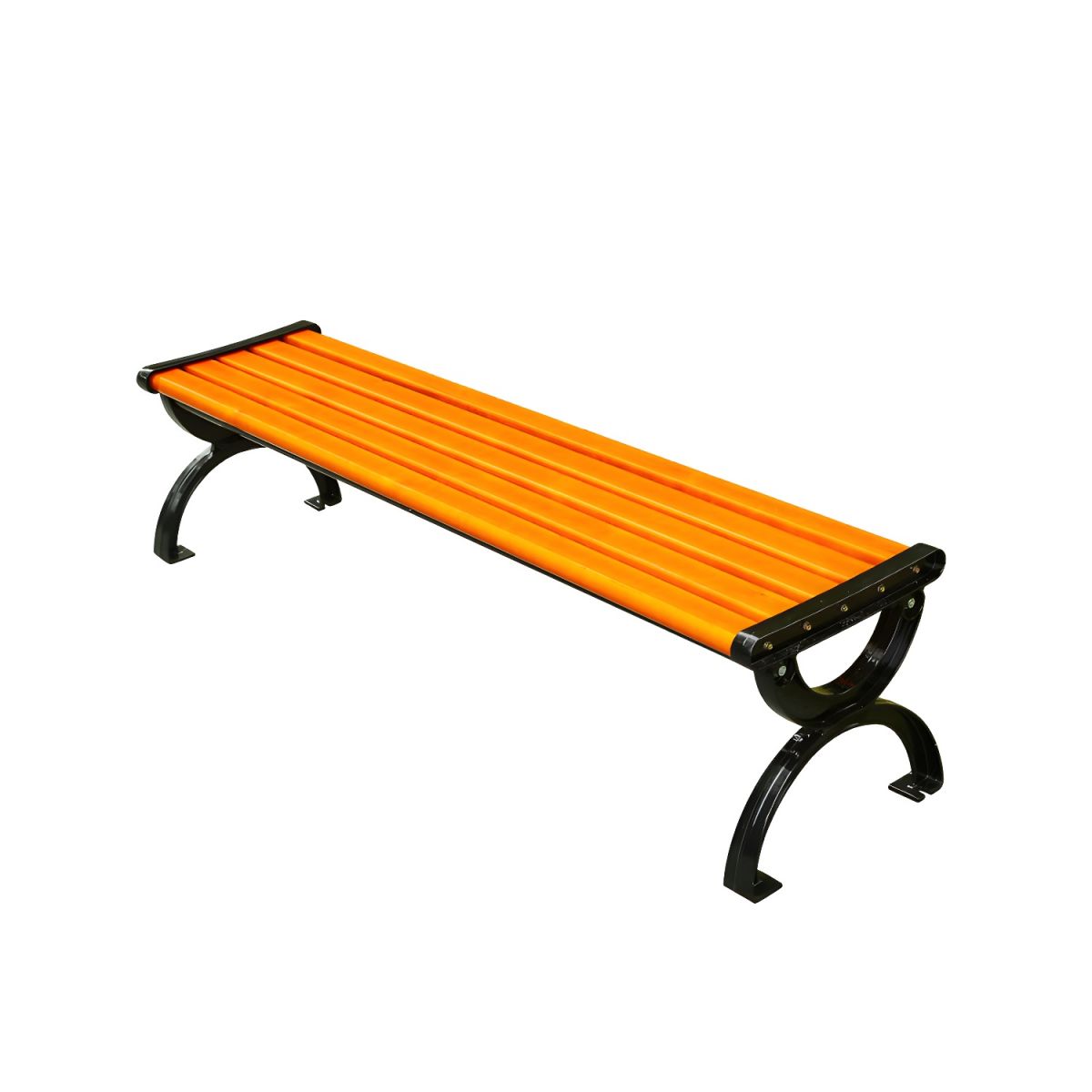 Contemporary Park Bench Water Corrosion and Rust Resistant 15.7" W ...