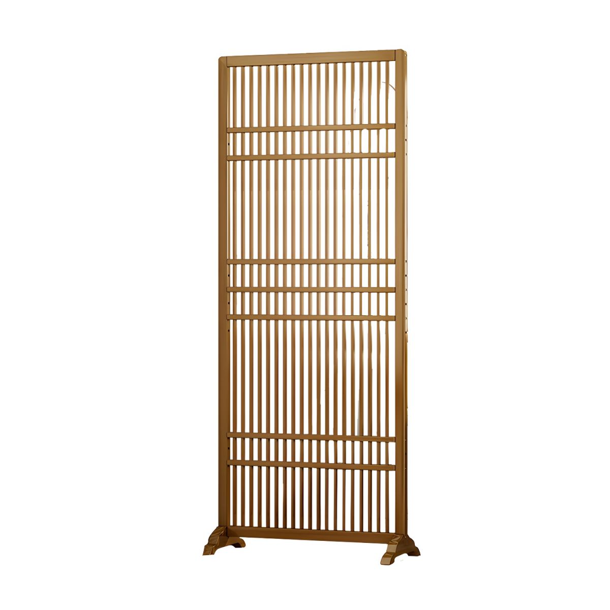 Scandinavian Bamboo Freestanding Room Divider with Transparent Light ...