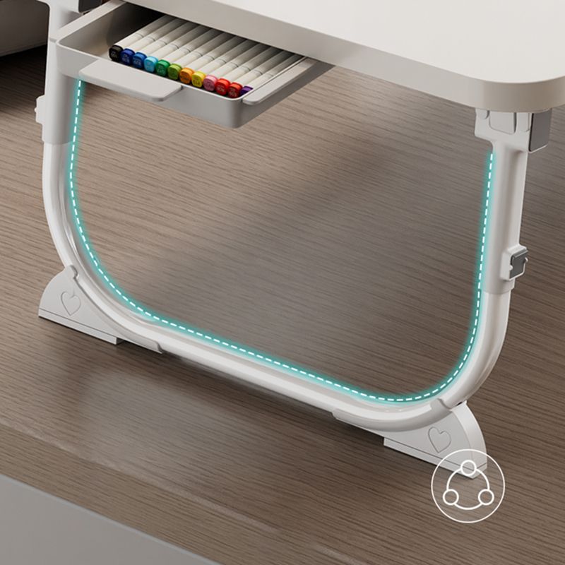 Klappbarer Holzbett Laptop-Schreibtisch, höhenverstellbar, moderner ...
