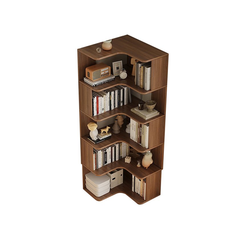 Vertical Corner Cube Storage in Lumber with 6-Shelf and Open Back, 24"L ...