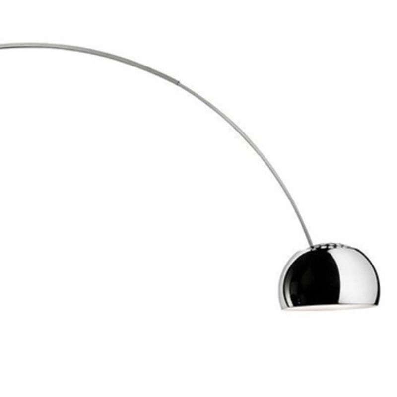 Minimalist Adaptable Height Ferruginous Arc Floor Lamp Adapted for LED ...