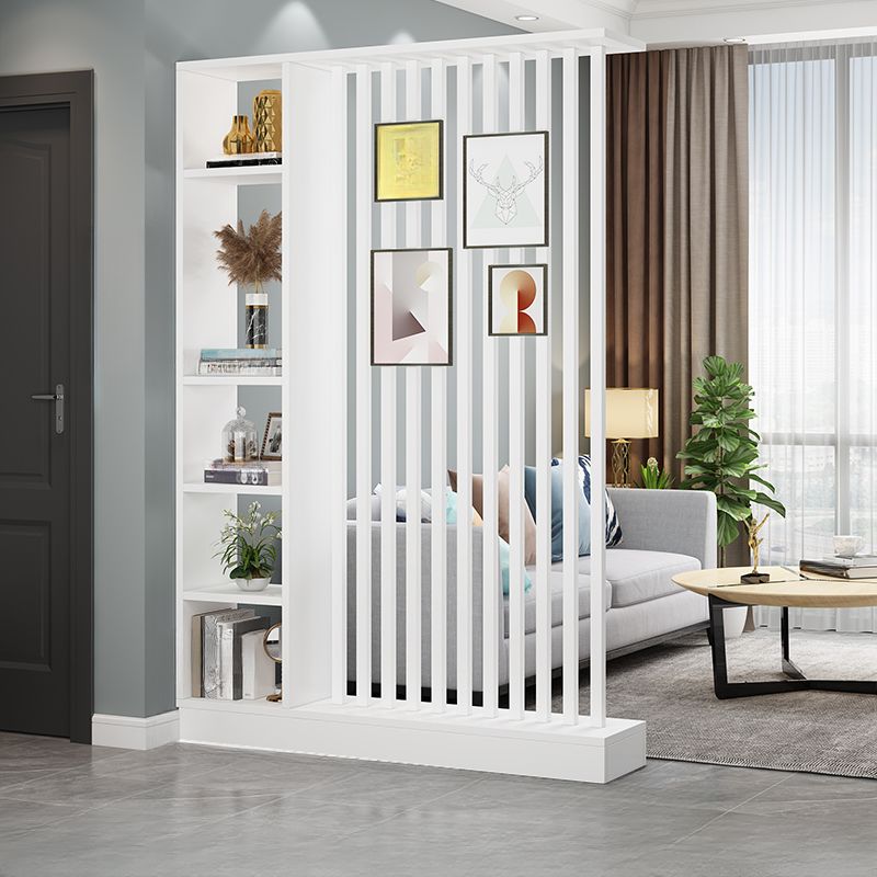 Simplistic Reclaimed Wood Chalk Transparent Room Divider Screen with 1 ...