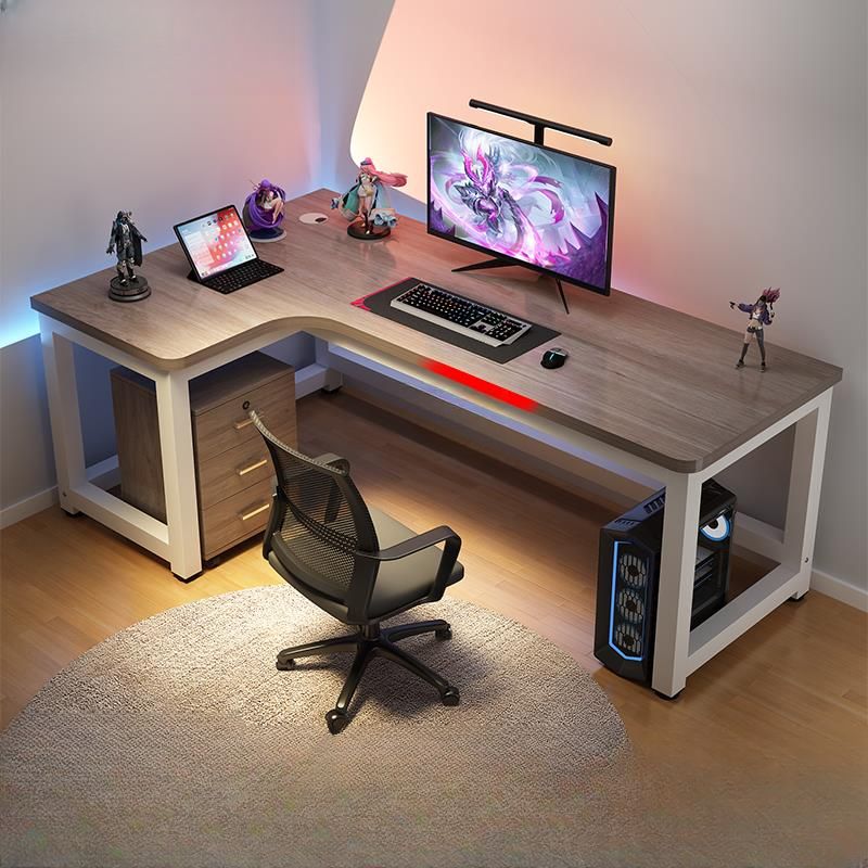 Study Desk with Desk Return, Integrated Cable Management, Easy ...