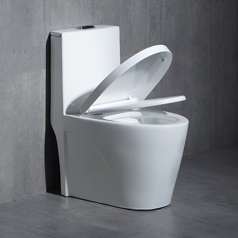 Modish Chalk One-Piece Toilet with Super Vortex Siphon Flush ...