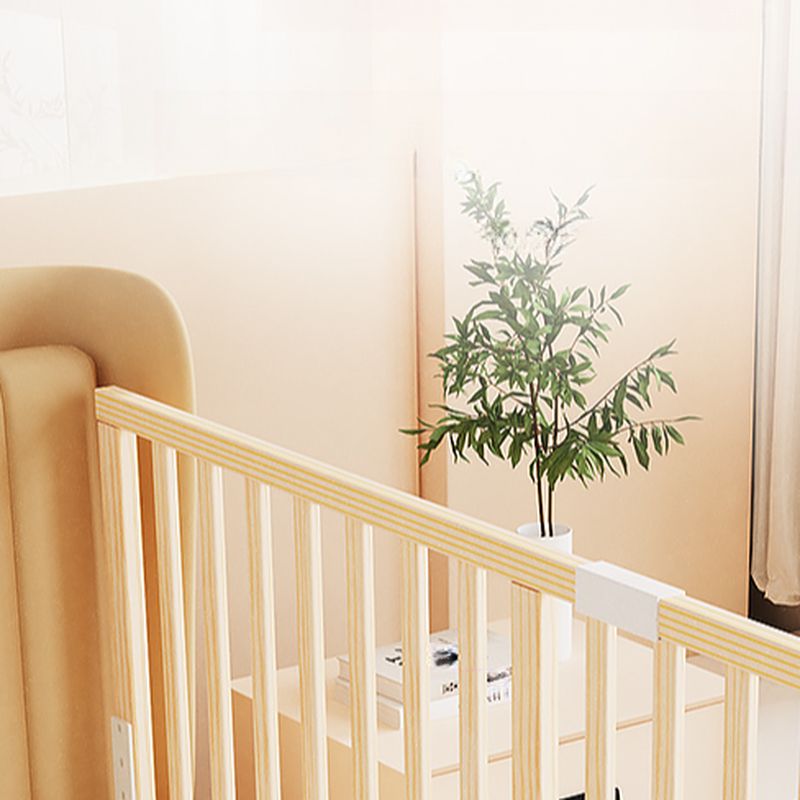 Natural Color Wood Partial Assembly Twin Bed Rails, With Door(s), 79 ...