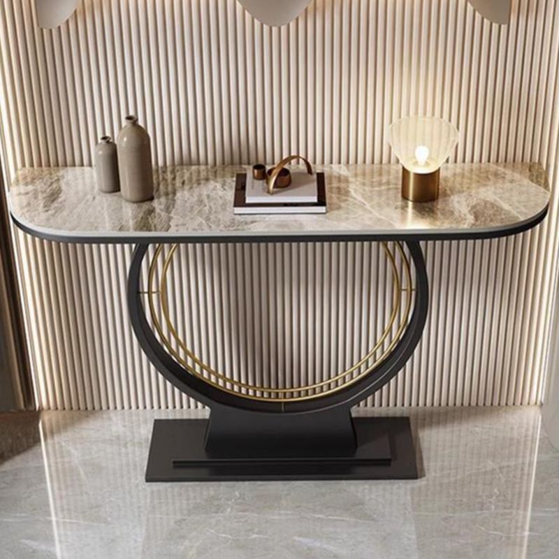 Stylish Stone Abstract Console Stands for Entry Way with Scratch-immune ...