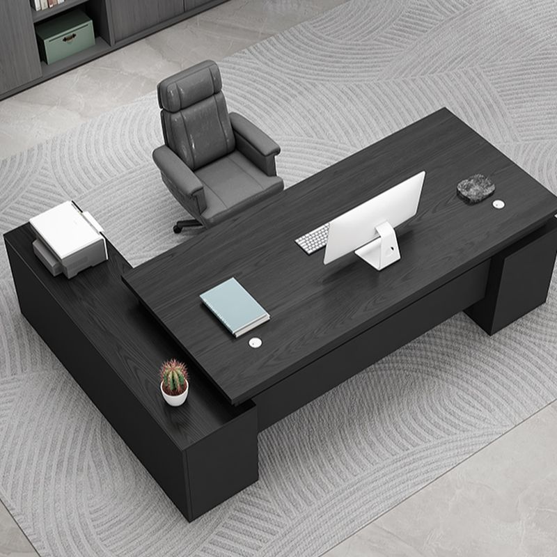Transitional Executive Office Desk with Versatile Orientation ...