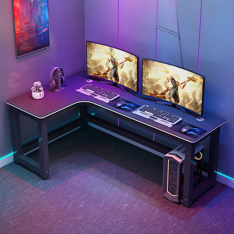 Racing Style Desk with Hutch, Desk Return, and Concealed Cable ...