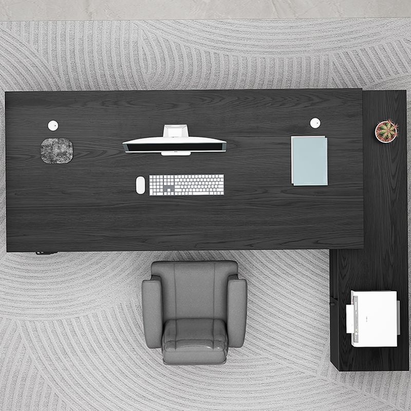 Transitional Executive Office Desk with Versatile Orientation ...