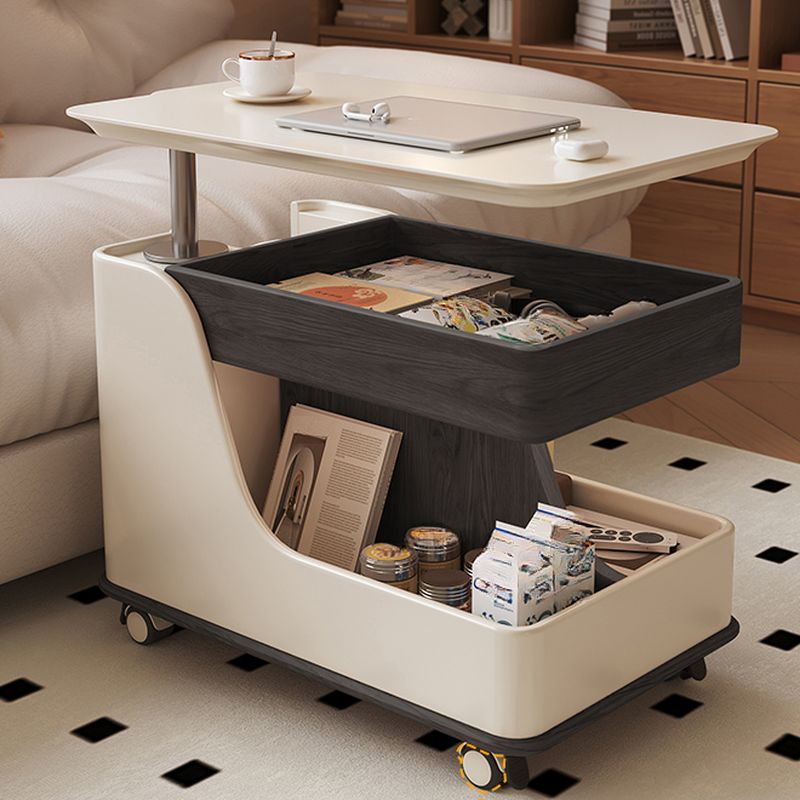 Table à boissons réglable en hauteur noir minuit/chalk avec base à ...