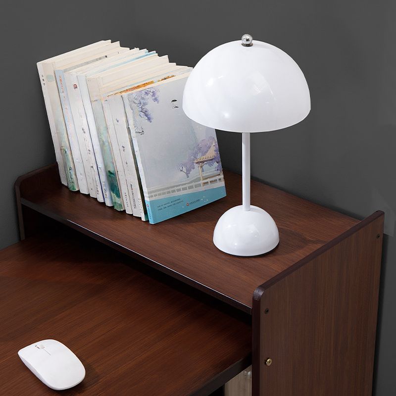 Modish Rectangle Auburn Lumber Collapsible Writing Desk with External ...