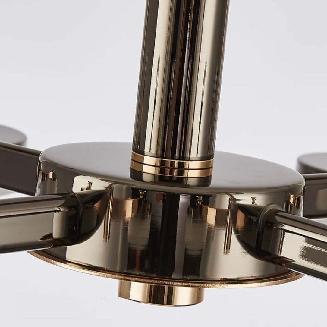 LED Chandelier Light with Ambient Shade Direction, Angular Fixture ...