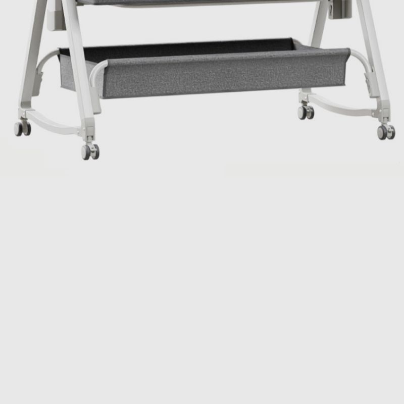 Adjustable Height Fold Away Convertible Rectangle Cradle with Swivel ...