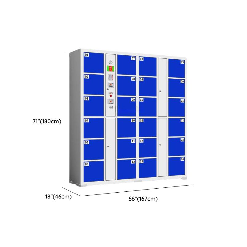 Stainless Steel 4-Wide Azure Commercial Lockers with Lock, 6+ Tiers, 10 ...