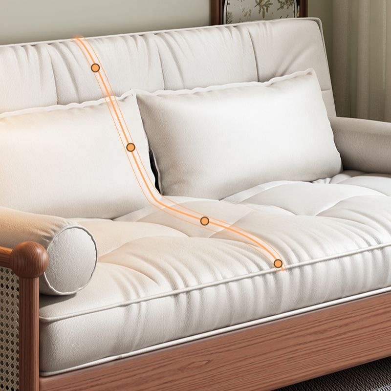 Damp-proof Sleeper Sofa for 2 People/1 Person with Stockroom, Round Arm ...