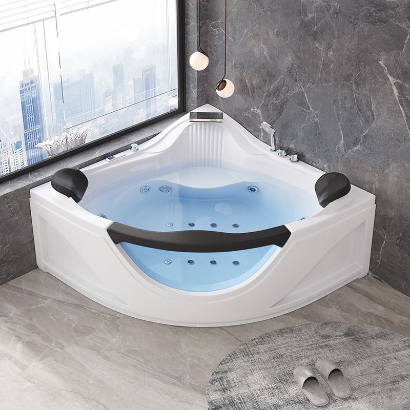 Nook Corner Bathtub with Illumination Light, Air Bath Therapy, Body Jet ...