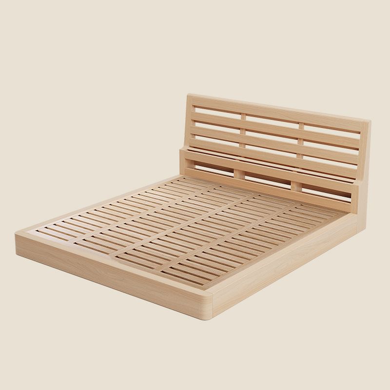 Light Gray Solid Color Storage Included/Panel Bed with 3 Storage Boxes ...