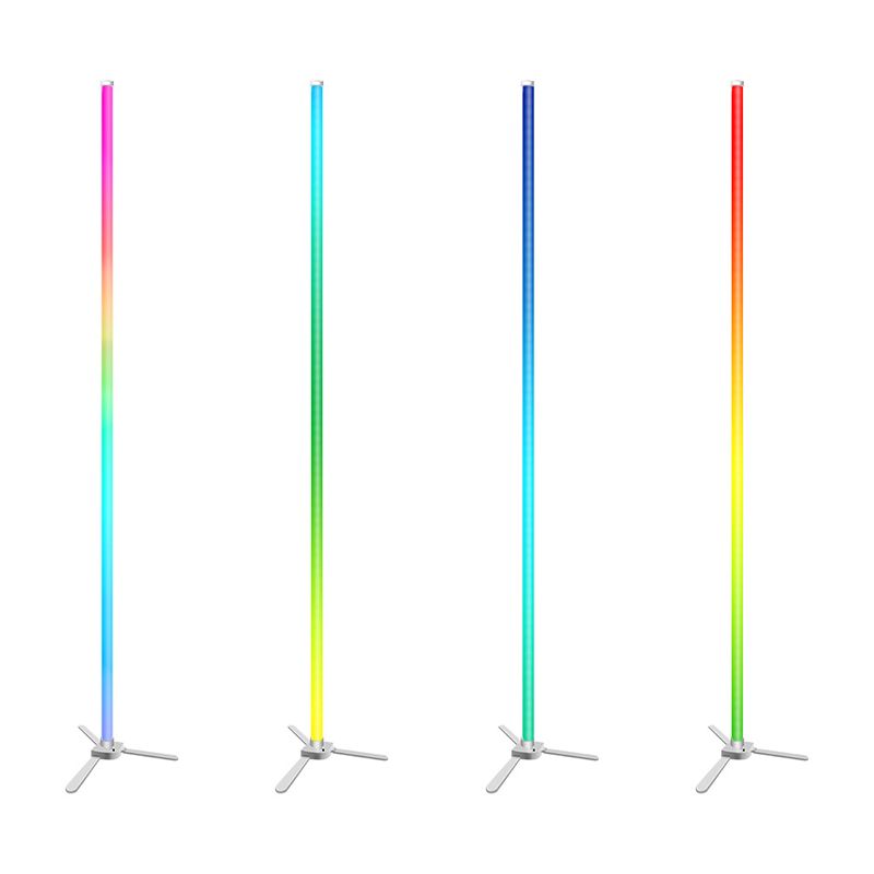 Contemporary LED Floor Lamp with Remote Control for Modern Home - 110V ...